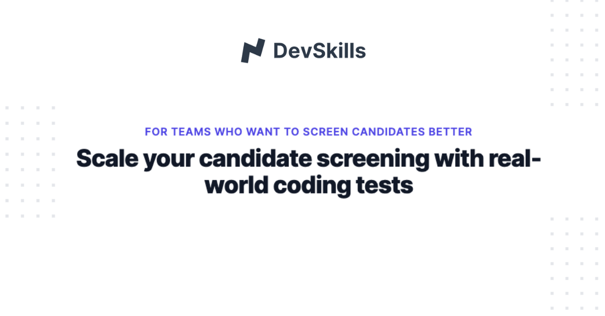 Scale your candidate screening | Alva Coding Tests